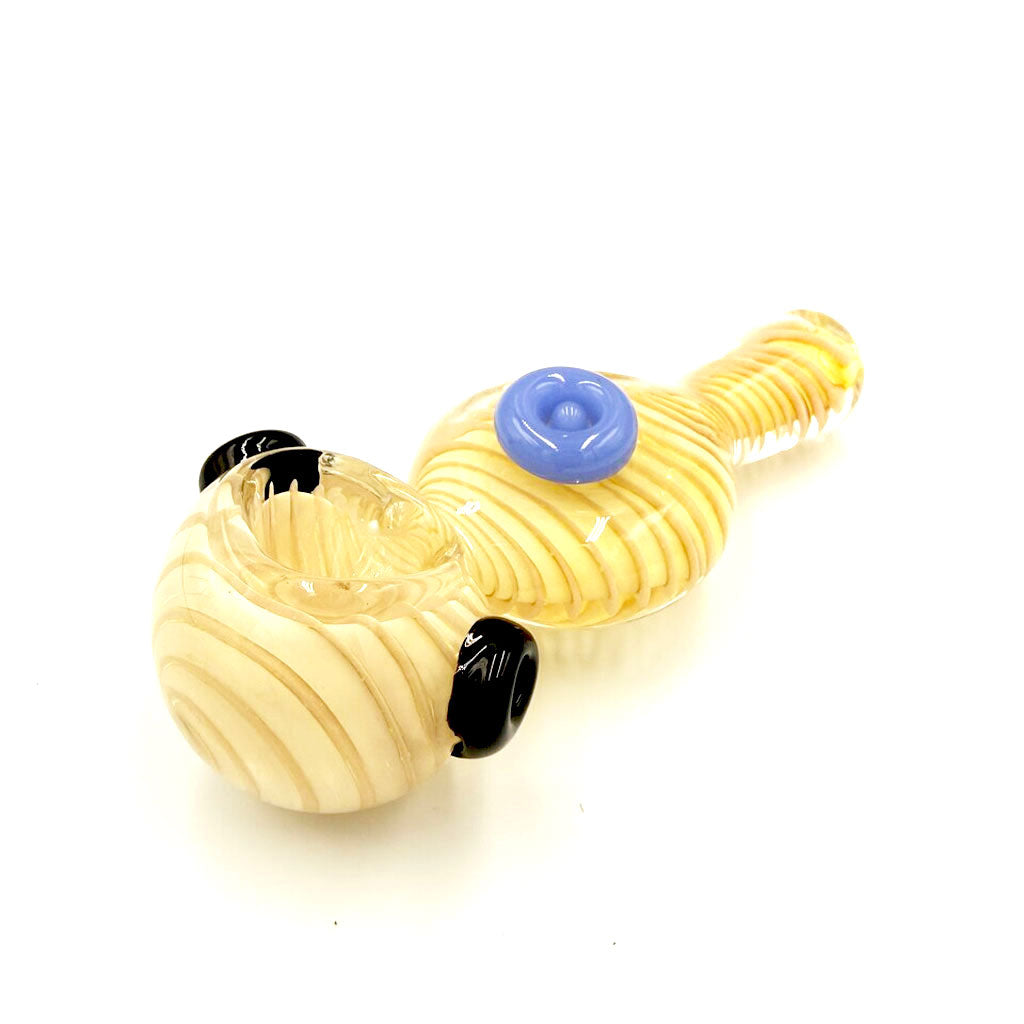 Line Button Belly Hand Pipe | Honeybee Herb – Dip Devices