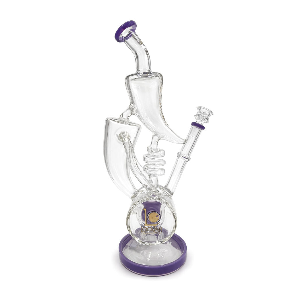 Lookah 15 Inch Coil Perc Recycler Dab Rig Glass – Dip Devices