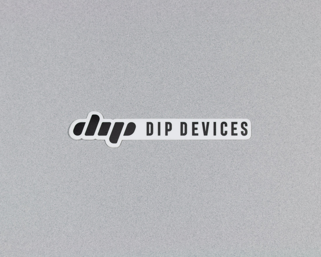 Dip Devices Wordmark Sticker - Black